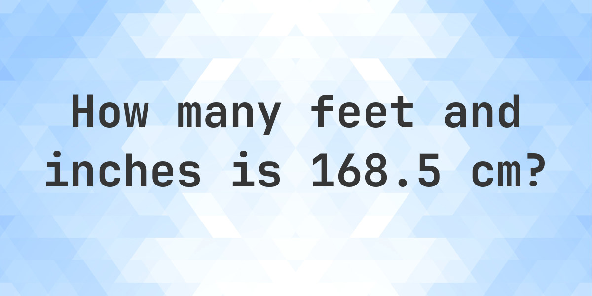 What Is 168 5 Cm In Feet And Inches Calculatio What Is 168 5 Cm In Feet And Inches Calculatio