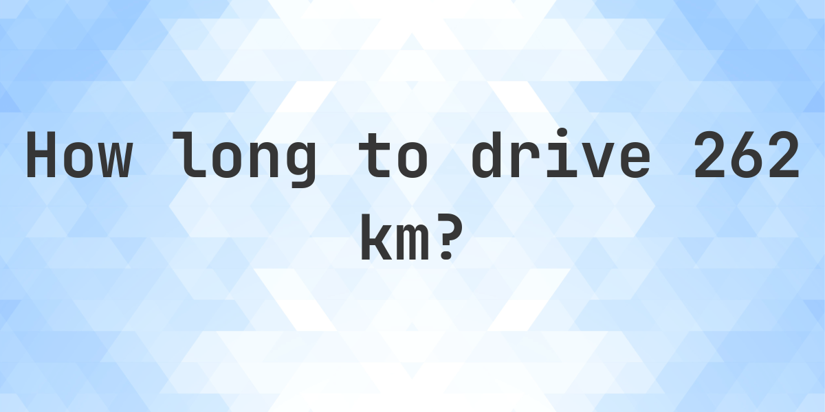 262 Km In Miles