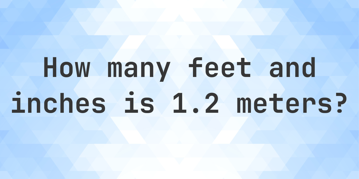 1 2 Meters To Feet And Inches Calculatio 1 2 Meters To Feet And Inches Calculatio