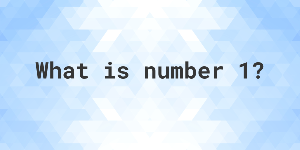 Number 1 Facts - Calculatio